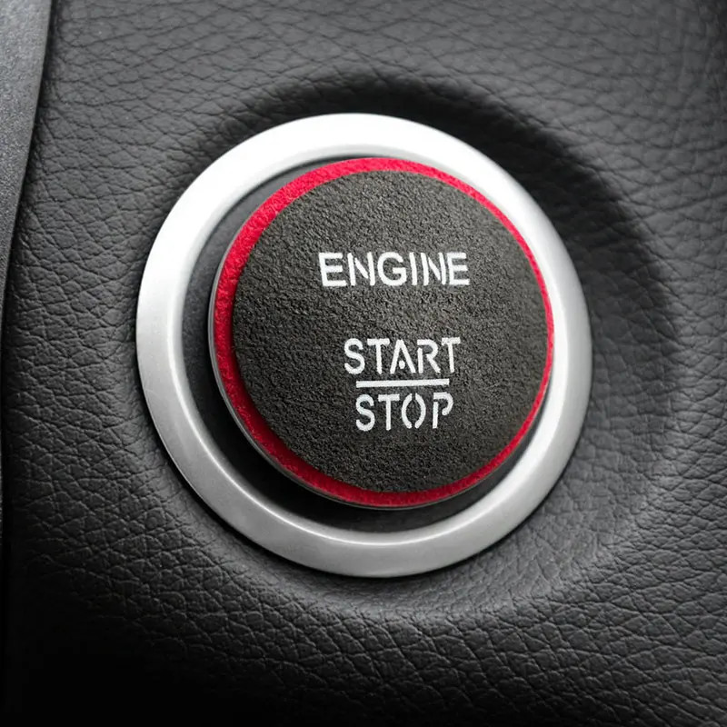 Alcantara For Mercedes Benz W205 W212 W213 W206 C E Class Engine Start ...