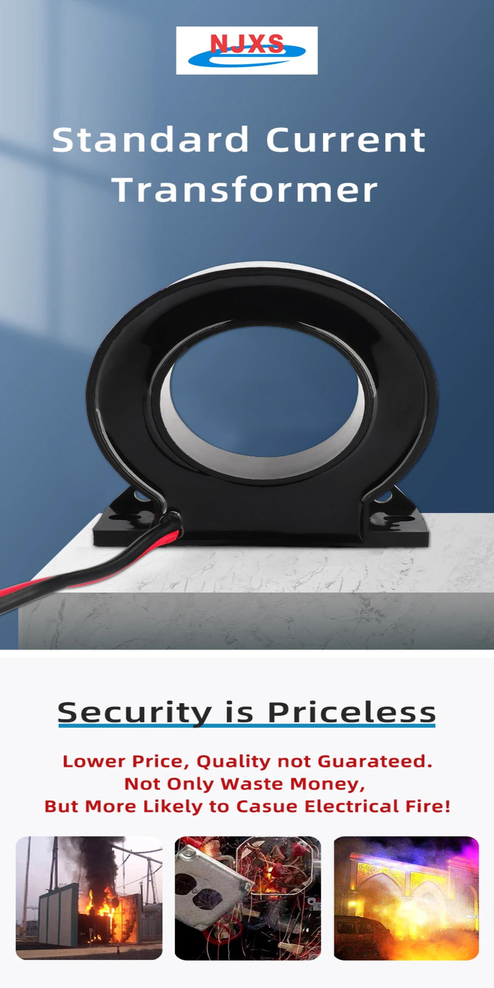 Precision 0.1 Class Current Transformer AC Nanocrystalline Core CT ...