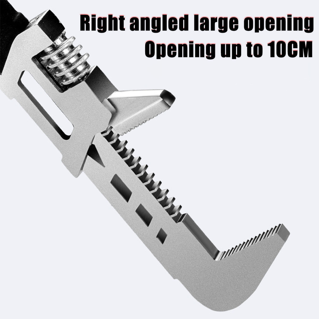 F-type Wrench Right Angle Wide Jaw Opening Adjustable Spanner Wrench ...