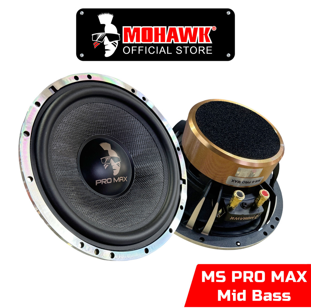 Mohawk 6.5" Inch Mid Bass 140Watts High End MS Series Car Speaker MidBass MS-6 PROMAX | Shopee ...