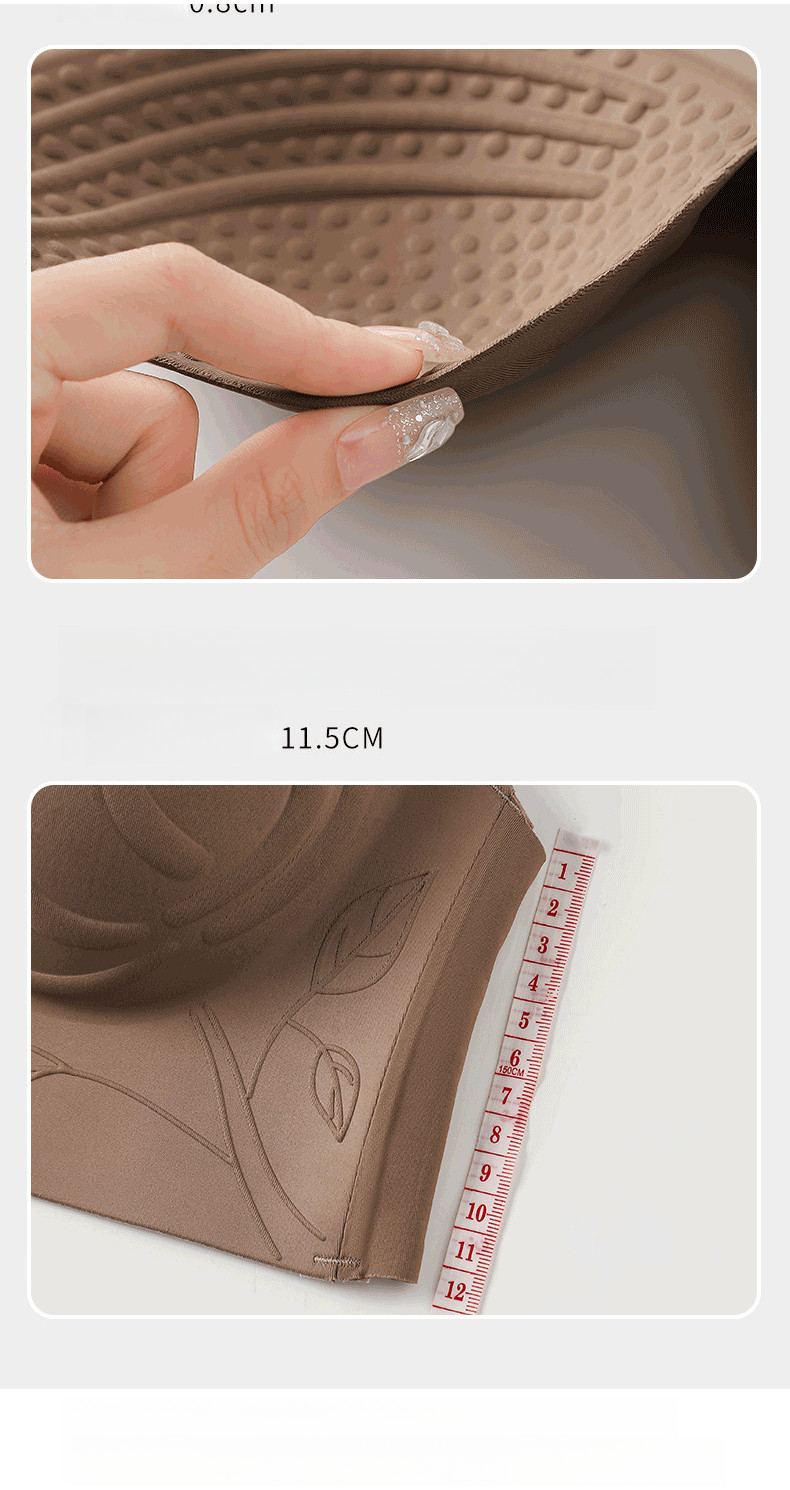 6XL Seamless large chest one-piece cup bra Large size anti-sagging no ...