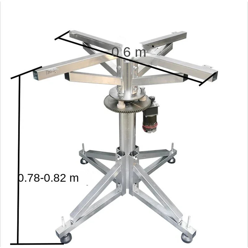Floor Type Steel Frame Electric Turntable Round Table Automatic Rotary ...