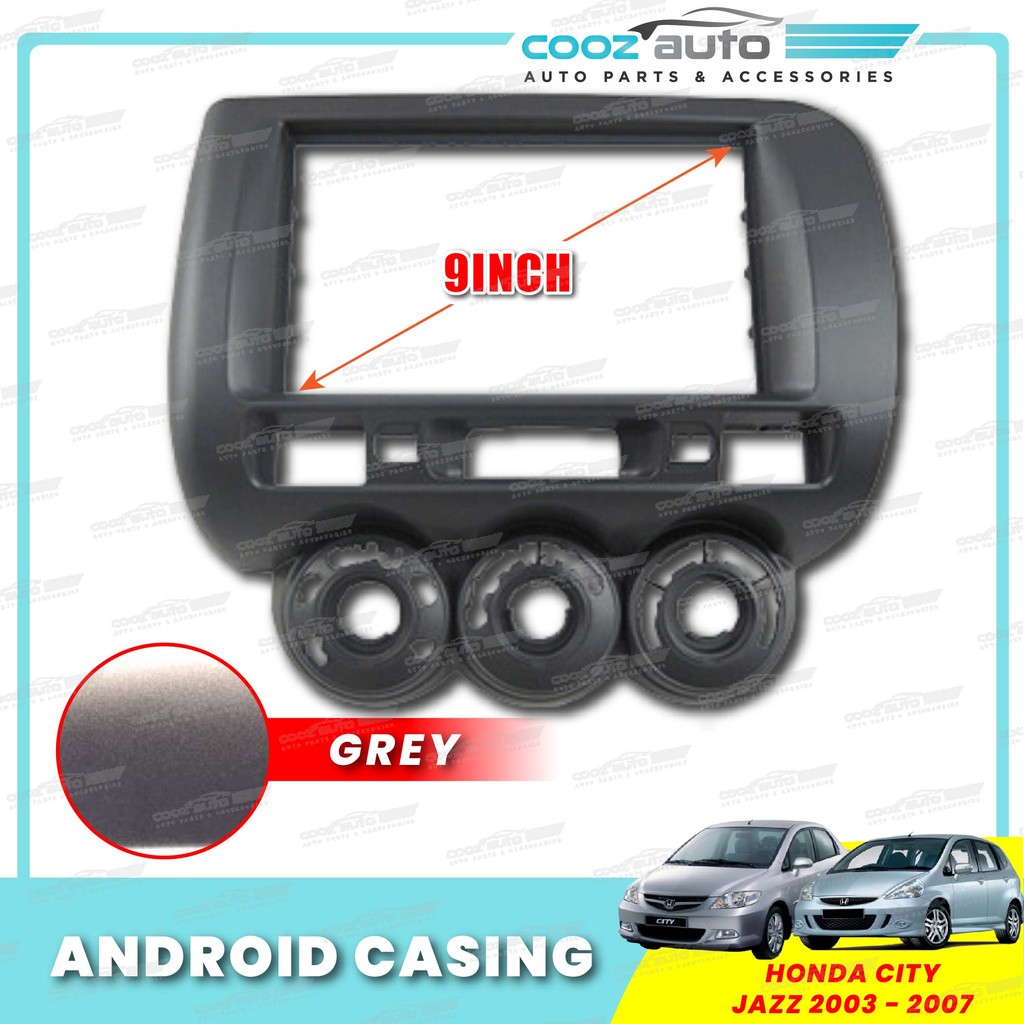 Honda Jazz City 2003 - 2007 9" Car Android Casing Dashboard Audio ...