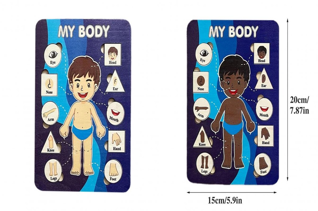 Yuxihon| Hands-on Anatomy Puzzle Body Learning Toy Body Puzzle for Kids ...