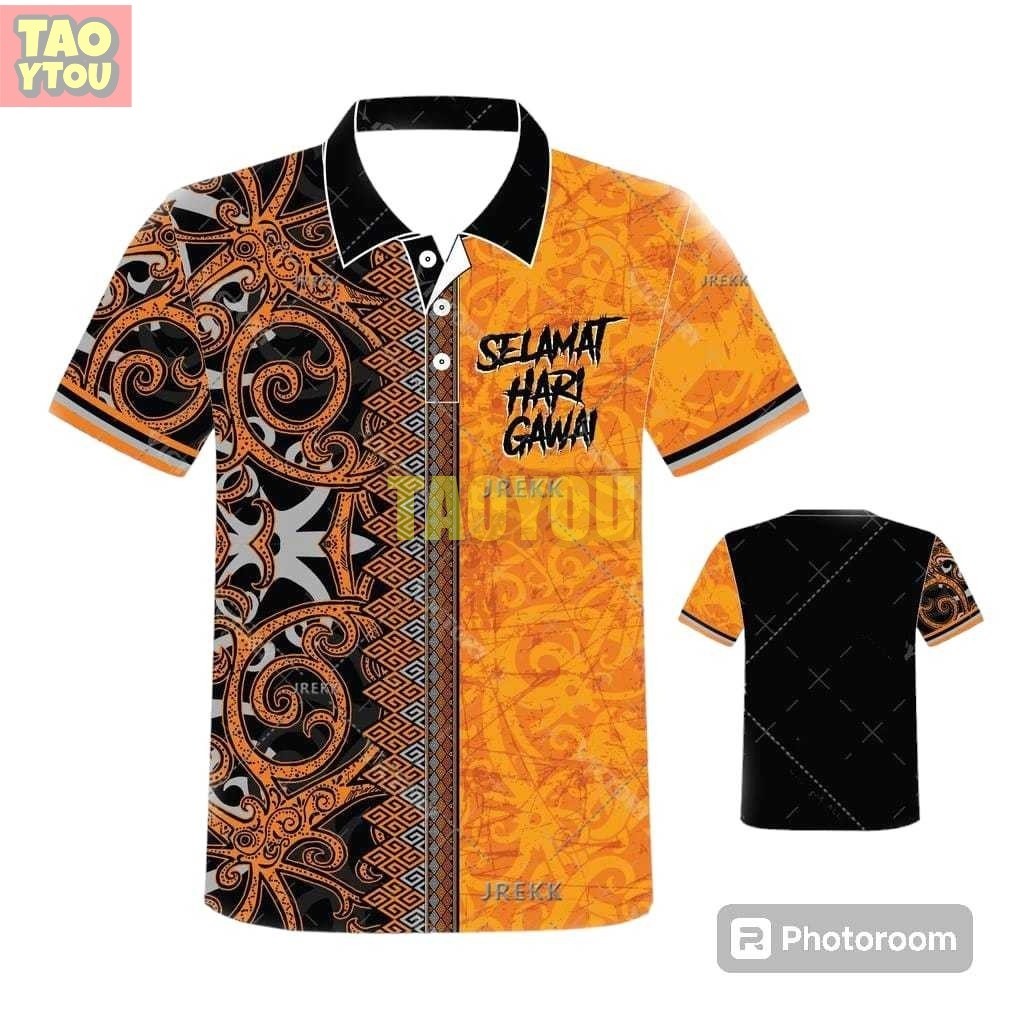 MAN POLO SHIRT PRE ORDER PCH BAJU GAWAI BERKOLAR T-SHIRT GAWAI BAJU ...