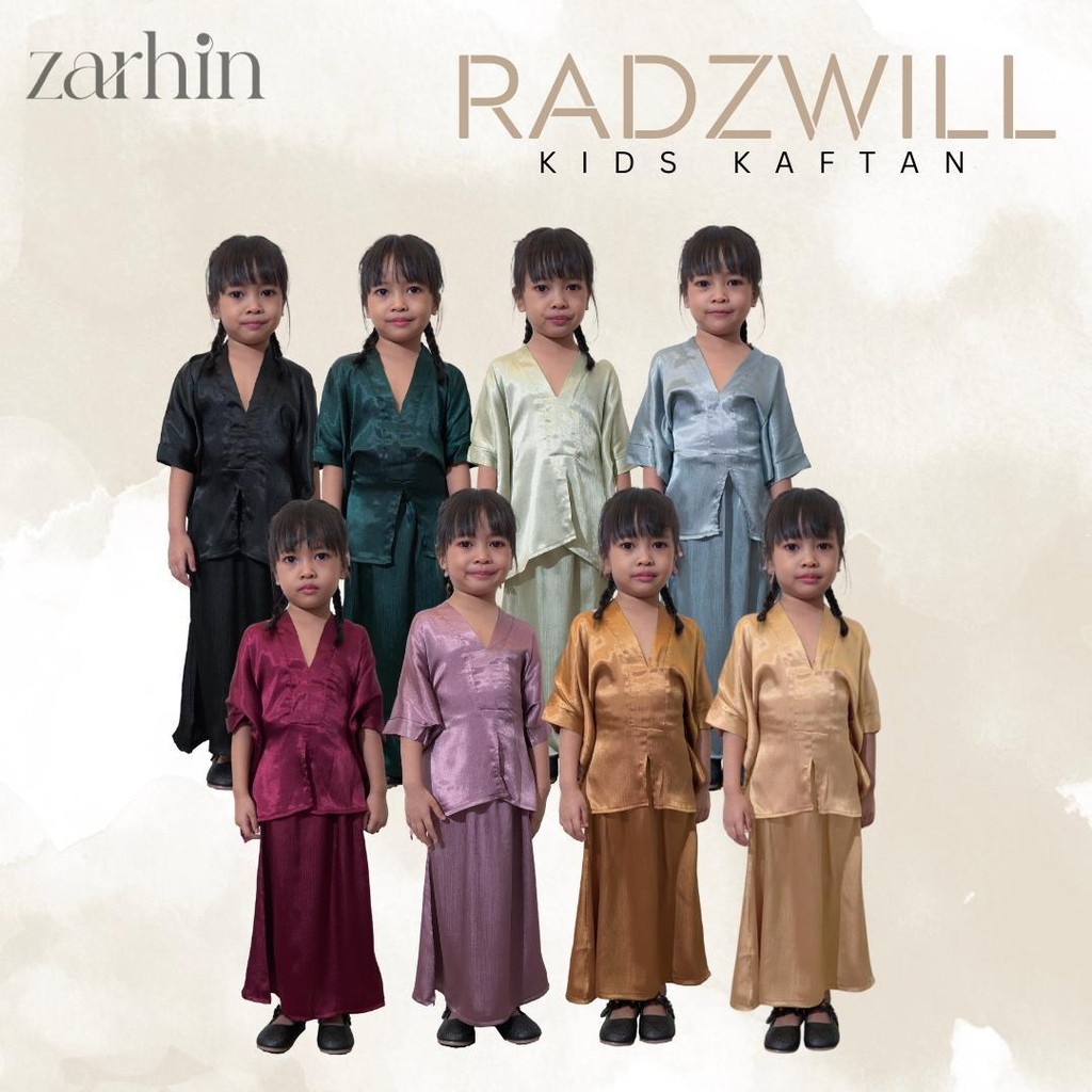ZARHIN - RADZWILL - Kids Plain Modern Kaftan | Shopee Malaysia