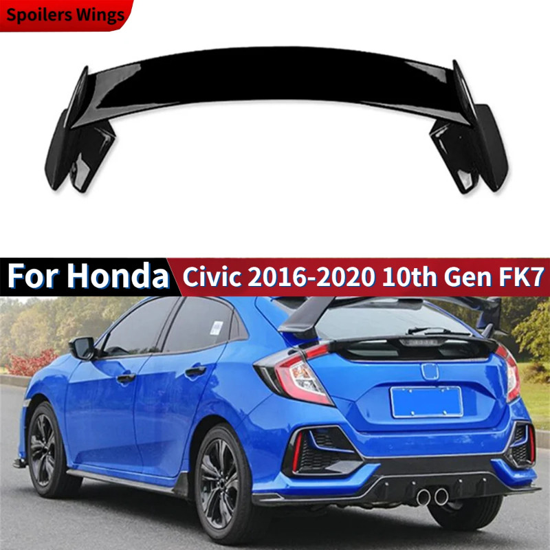 Rear Spoiler Type-R Style For Honda Civic 2016 2017 2018 2019 2020 10th ...