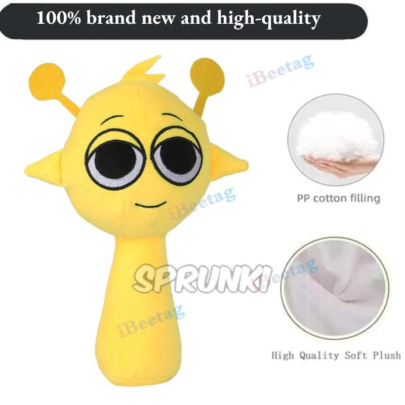 Sprunki Plush Toy Cartoon Stuffed Plushie Doll Raddy/Oren/Pinki/Brud ...