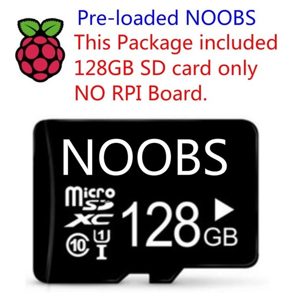 in stock SD Card Pre-installed NOOBS Raspberry Pi Recovery System ...