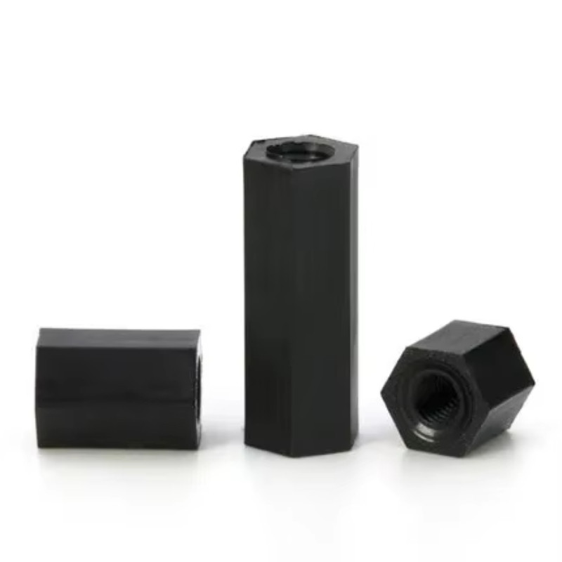 M2 M2.5 M3 M4 M5 M6 Black Nylon Hex Standoff Plastic Double Pass ...