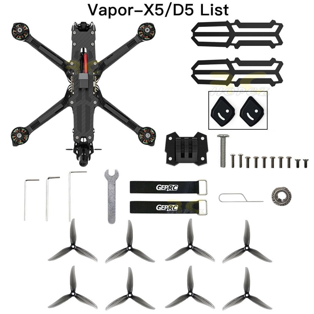 GEPRC Vapor-D5 Analog 5 Inch 6S w/Caddx H1 1.6W VTX F722 V2 FC With GPS ...