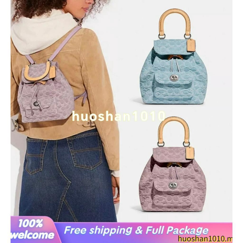 in stock ** CJ833 Chambray backpack tote lady 833 | Shopee Malaysia