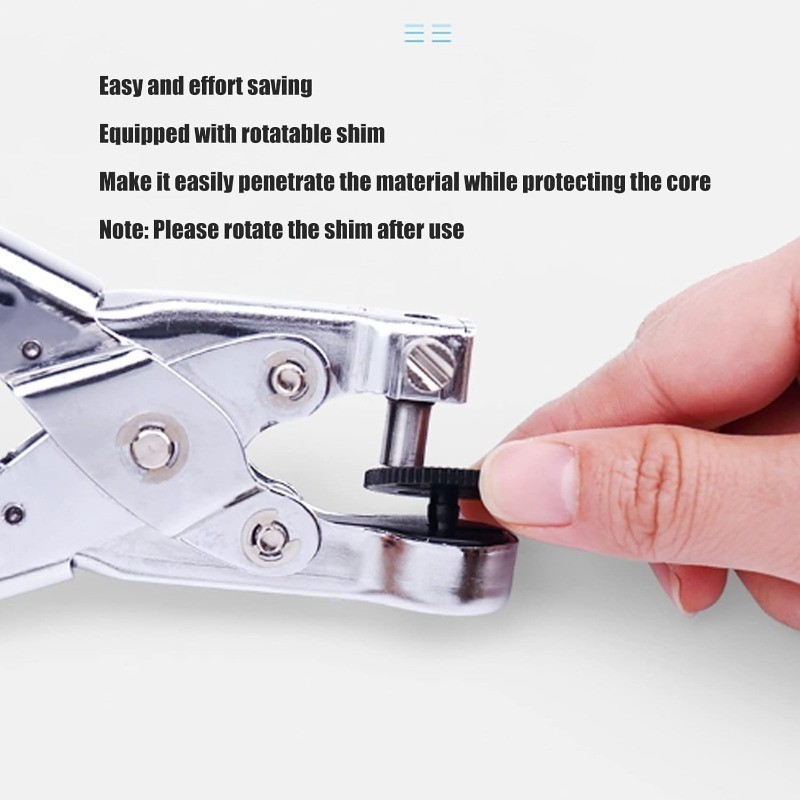 KW-triO 9731 7mm punch for punching holes in plastic packaging bags ...