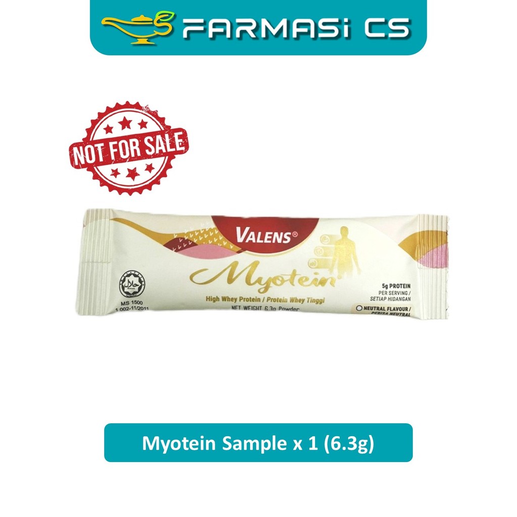 [NOT FOR SALE] Valens Myotein High Whey Protein 6.3g x 1 pack DATE ...