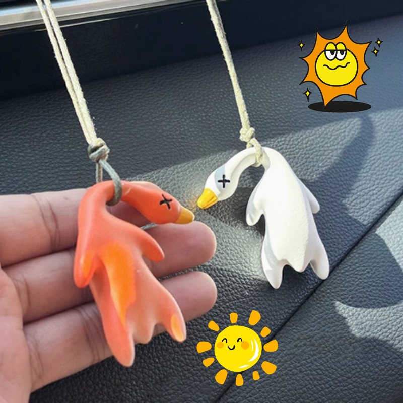 Funny Color Changing Roast Duck Toys UV Color Change Duck Toy Creative ...