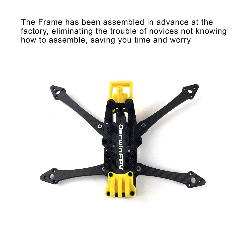 DarwinFPV FoldApe4 Frame 4 Inch Long Range Folding FPV Frames | Shopee ...