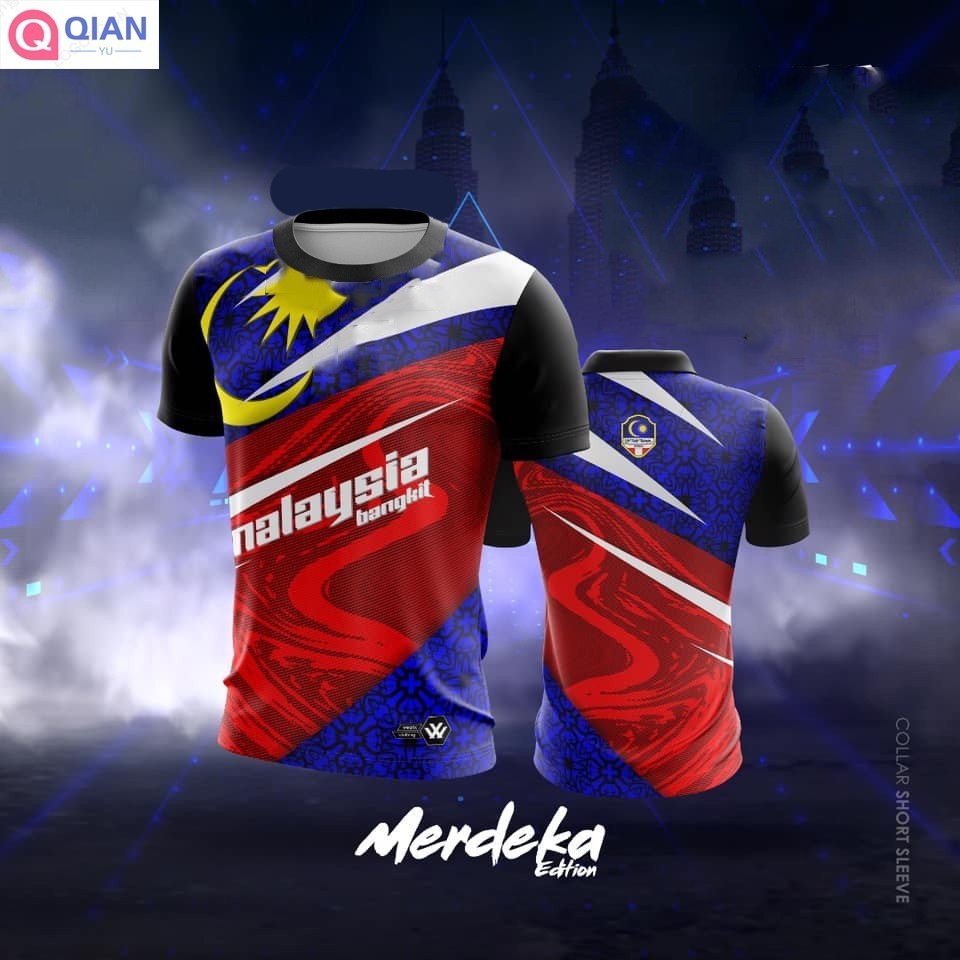 Baju merdeka Malaysia 67th Merdeka 2024 Design Sublimation Special Edition Unisex Microfiber ...