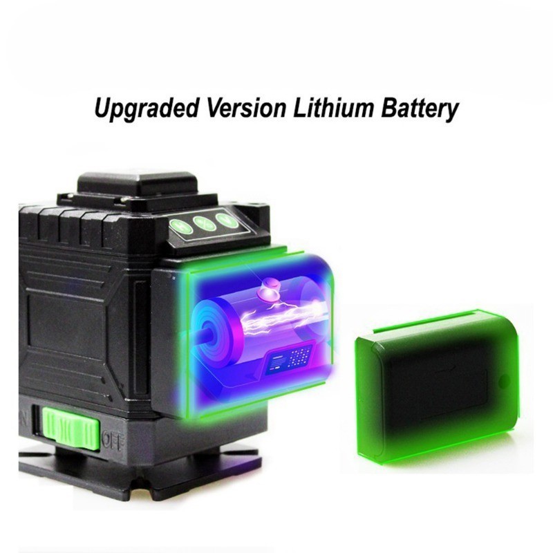 4 Cells 4800mah Level Battery With Digital Display For 12/16 3D Laser ...