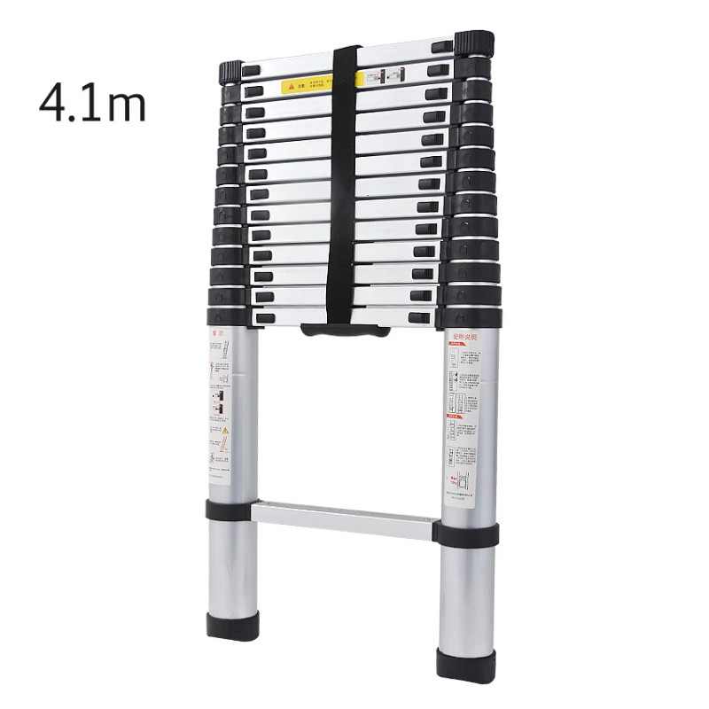 DLT-A 4.1M Telescoping Ladders Foldable Extension Ladder with Balance ...