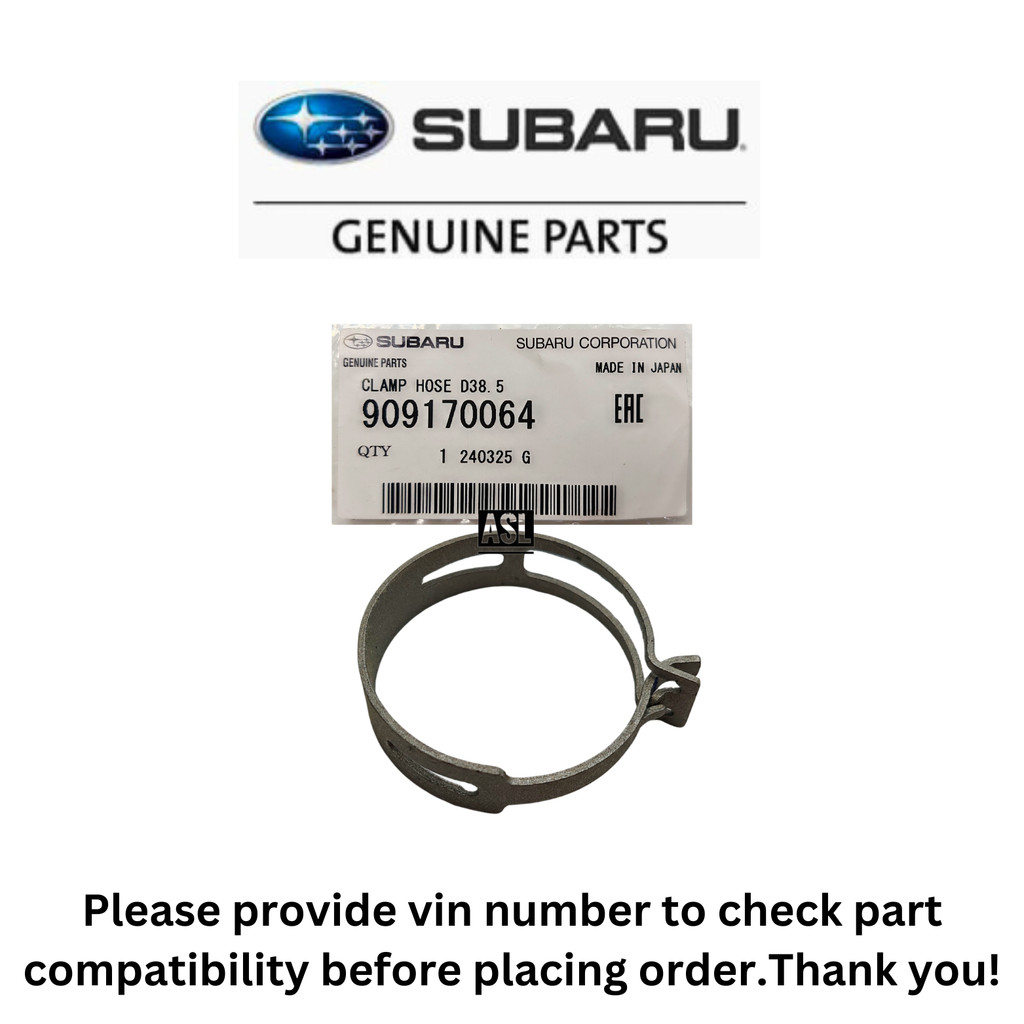 909170064 Genuine Subaru Radiator Hose Clamp XV Forester Exiga Impreza ...