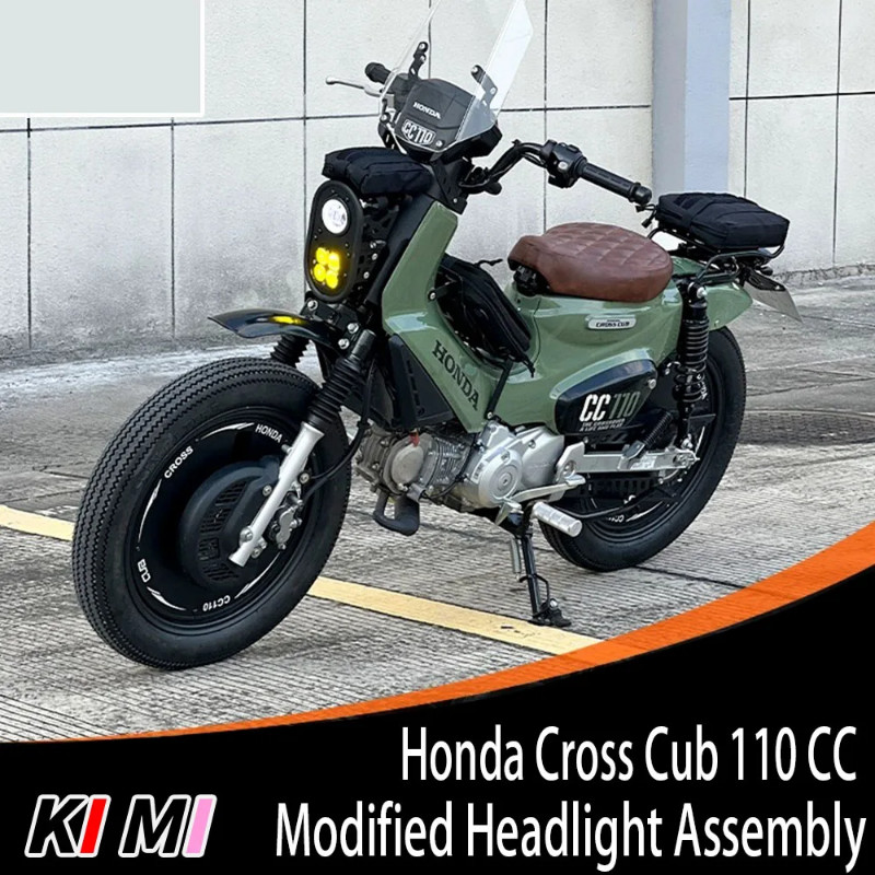 Motorcycle Modified Headlight Cross Cub 110 CC Headlight Assembly ...