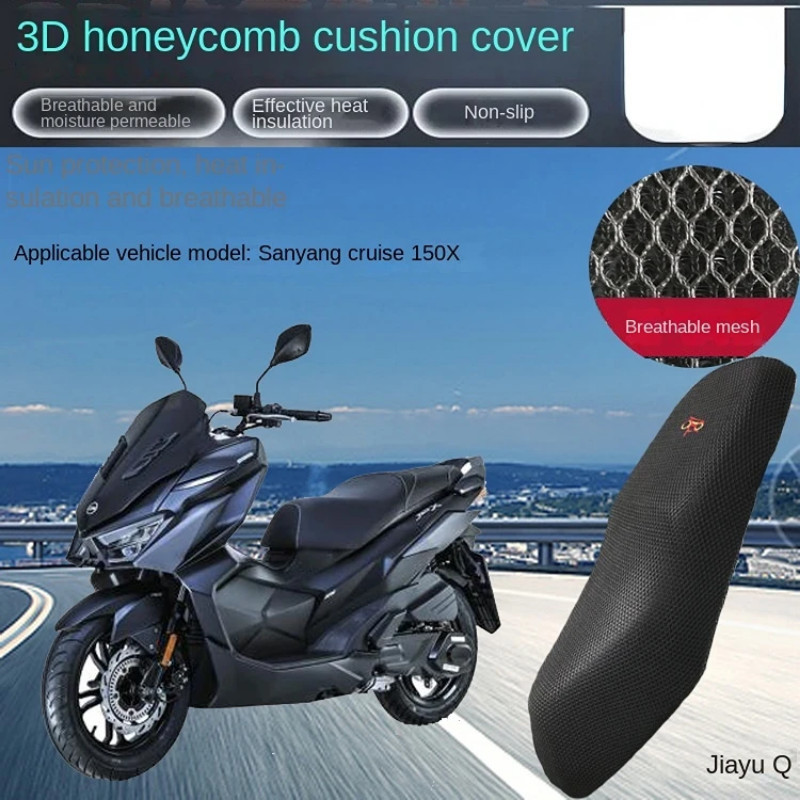 For Sym Jet X 125 / 150 / 200 Motorcycle 3D Breathable Cushion Seat ...