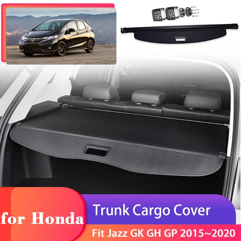 Car Trunk Cargo Cover for Honda Fit Jazz GK GH GP 2015~2020 Security ...