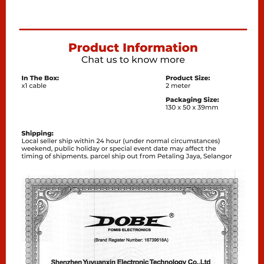 DOBE PS4 Cable DualShock4 Controller Micro USB Data Cable 2 Meter For ...