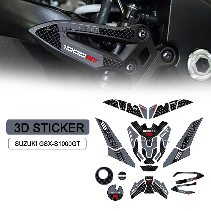 Motorcycle Sticker Set - New 3D 3D Epoxy Resin Waterproof Motorcycle ...