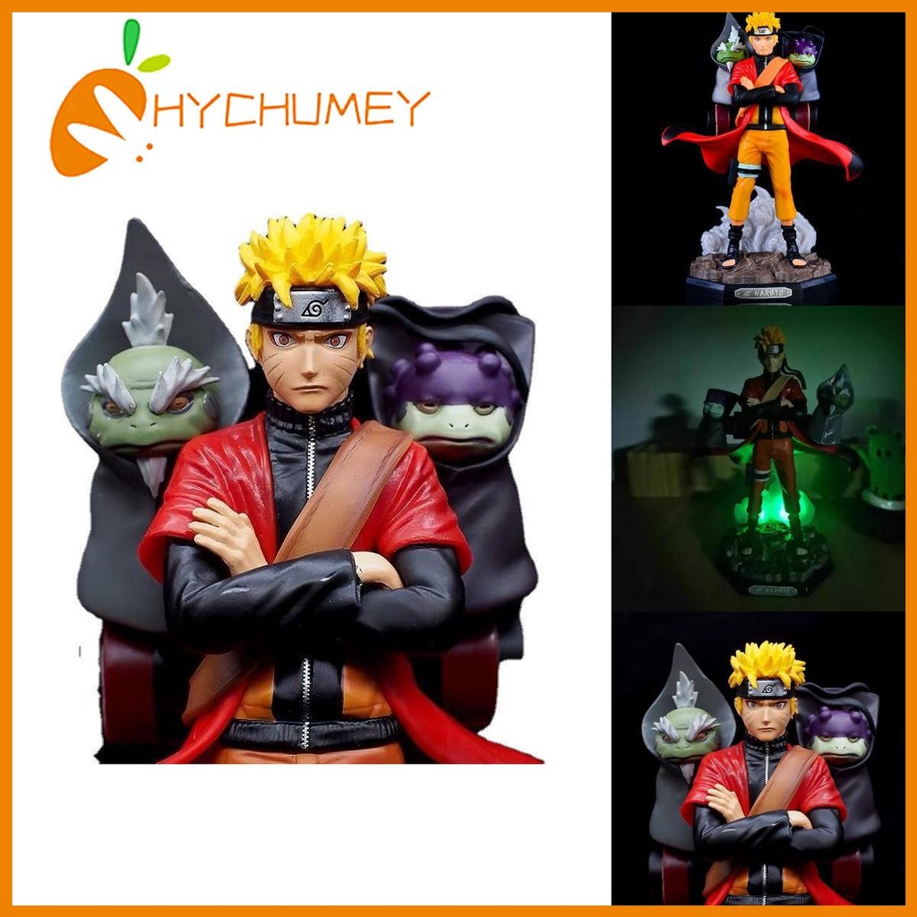 Gk Stunning Anime Frog Naruto Light Up Statue Pvc Figure Display Unique ...