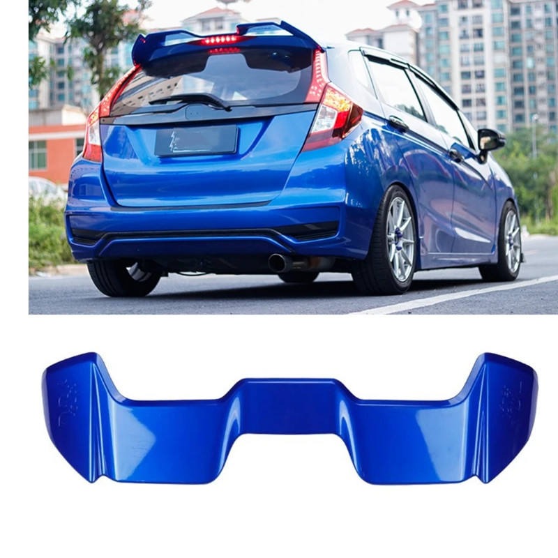 YOFER Rear Spoiler Roof Wing For Honda Fit GK5 Jazz Hatchback 2015-2019 ...