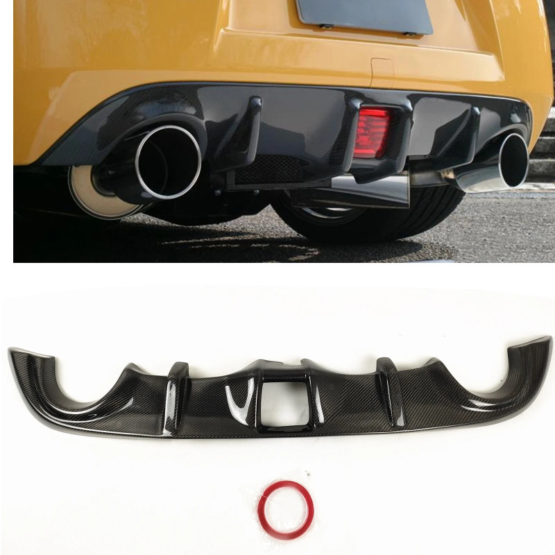 Real Carbon Fiber Rear Diffuser Bumper Lip For Nissan 370Z Z34 2009 ...