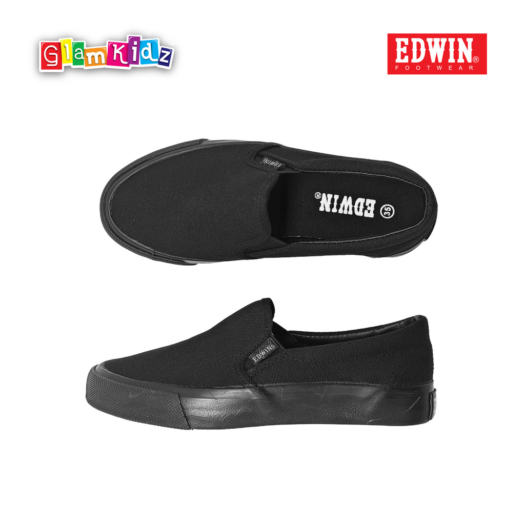 Edwin Black School Shoes / Kasut Sekolah #EW2514 | Shopee Malaysia