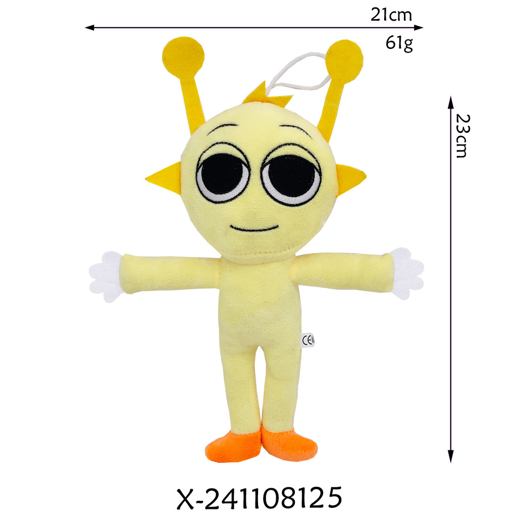 NEW Sprunki Plush Toys Spunki Incredibox Game Gray Wenda Oren Humanoid ...