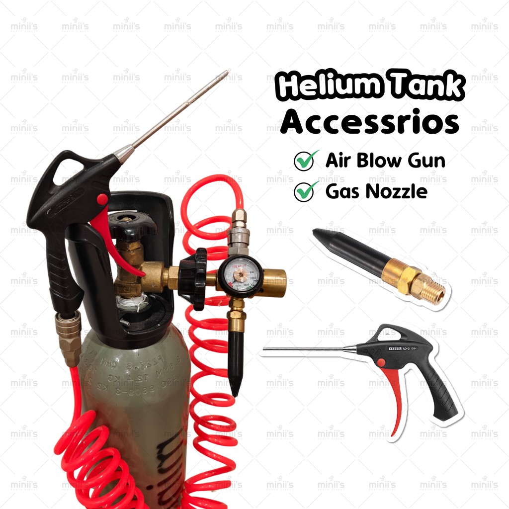 MINIIS Balloon Gas Helium Tank Accessrios Air Blow Gun Regulator Pump ...