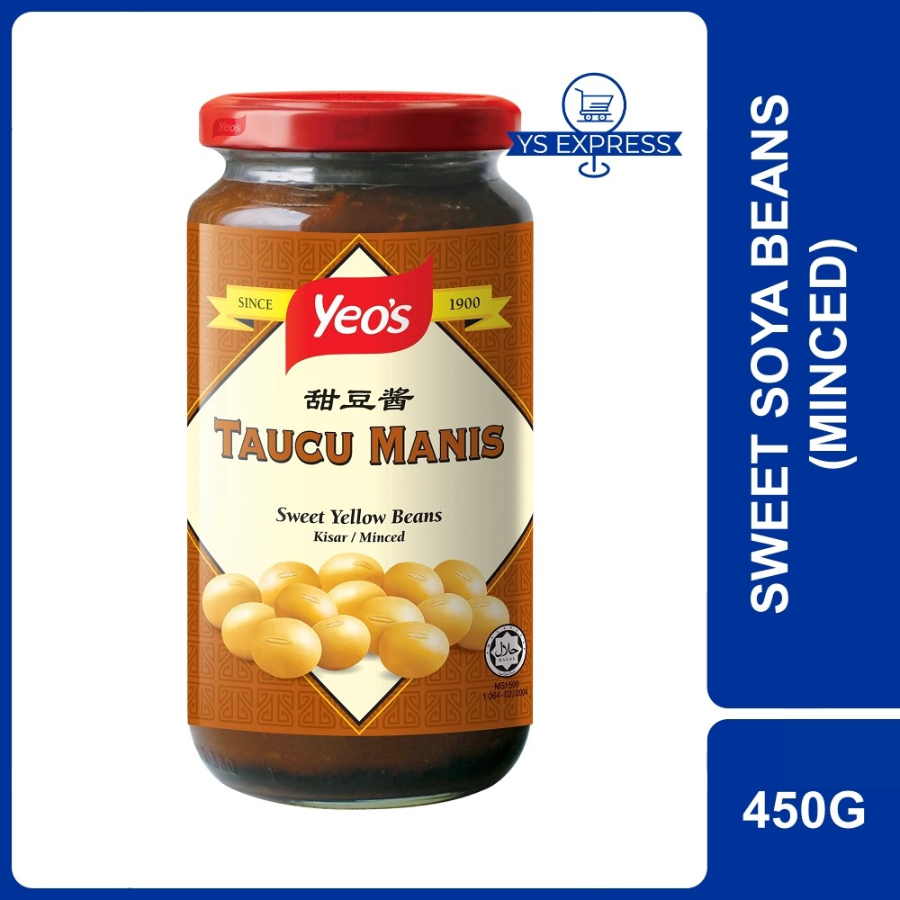 YEO'S Sweet Soya Beans Paste 450G (Minced) - Taucu Manis (Kisar ...