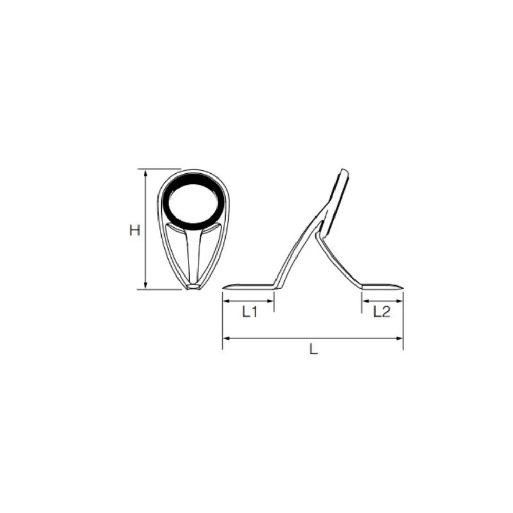 Fuji KW Titanium Torzite Guide TKWTG | Shopee Malaysia