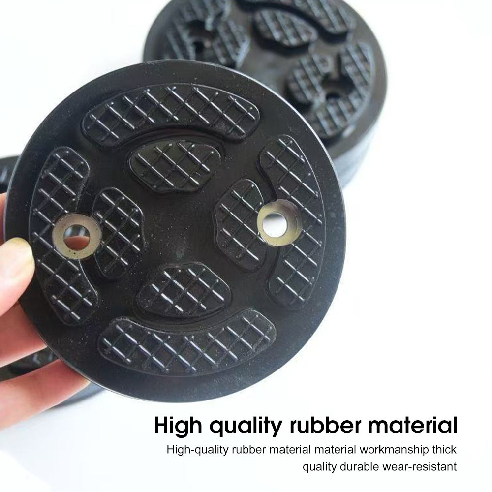 100% Solid Heavy Duty Car Scissor Lift Rubber Pad 2 post lift Jack ...