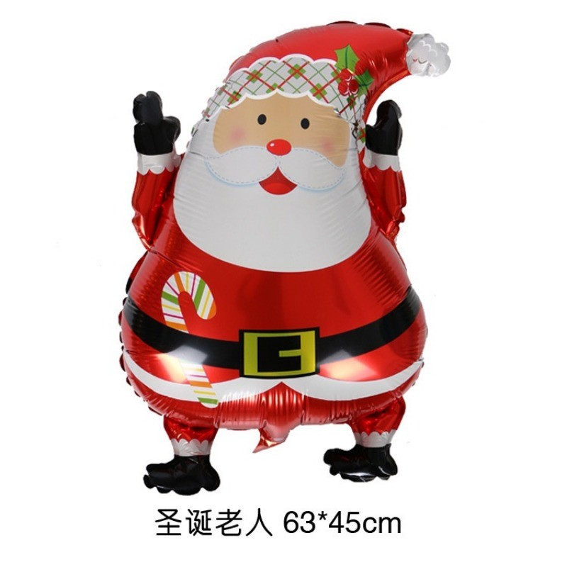 Santa Claus Foil Balloons - Extra Large 60 Inch Santa Claus Balloons ...