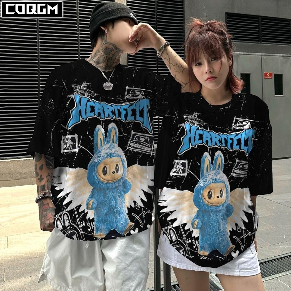 (READY STOCK ) LABUBU Unisex Couple Large Size Cartoon Anime Full ...