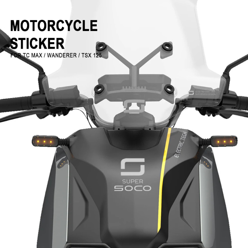 Motorcycle Stickers Waterproof Decal FOR Super Soco TC Wanderer TSX 50 ...