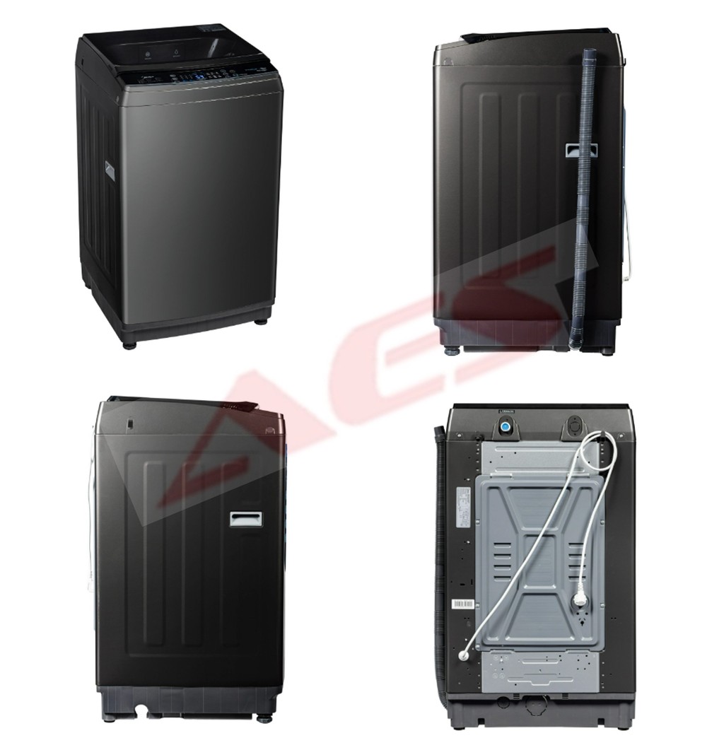 Midea 13KG Mesin Basuh Top Load dengan Tutup Lembut Pembukaan Kuman+ ...