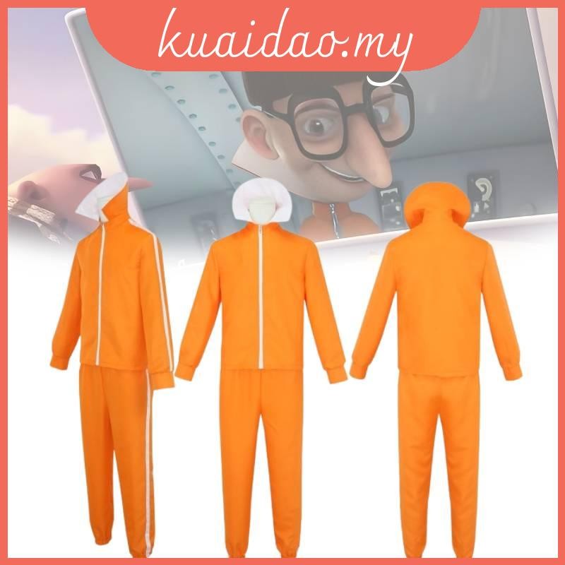 Unique Despicable Me Victor Gru Cosplay Costume With Polyester For ...