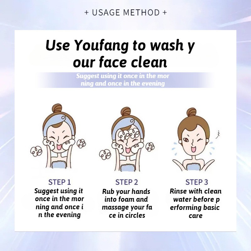 Facial Cleanser Mild and Delicate Oil Control Moisturizing Facial ...