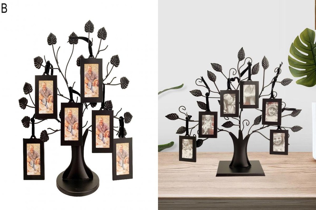 oupinwou Decorative Family Tree Frame Iron Family Tree Frame Metal ...