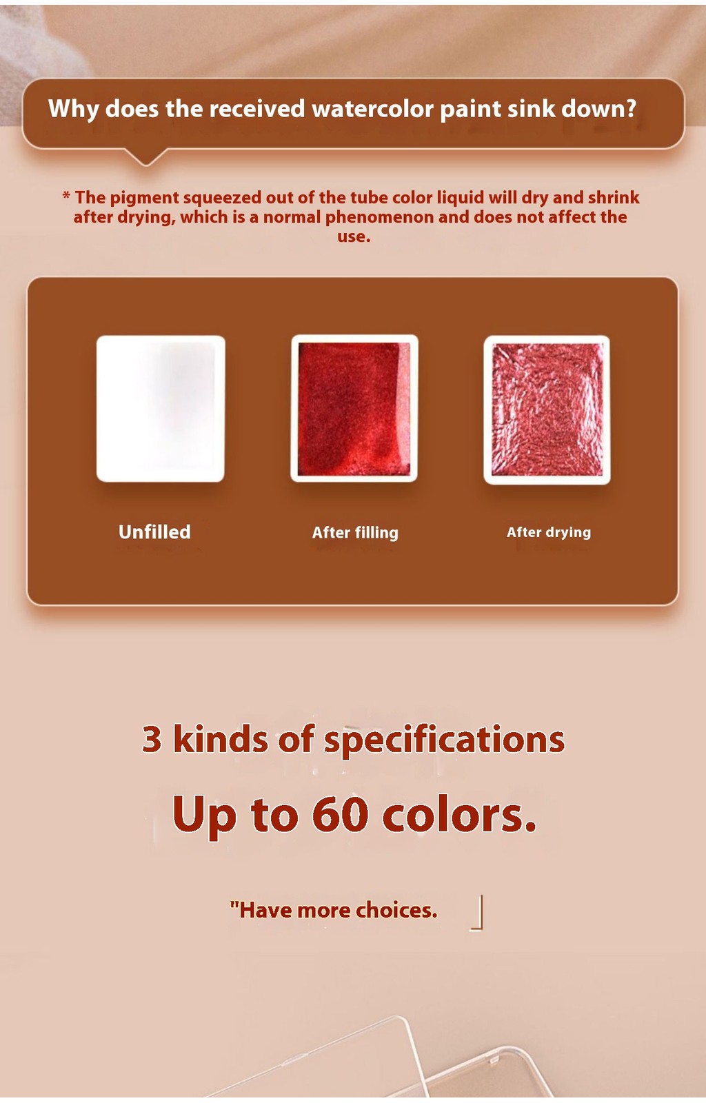 60 color pearl watercolor pigment Dunhuang gold watercolor art student ...