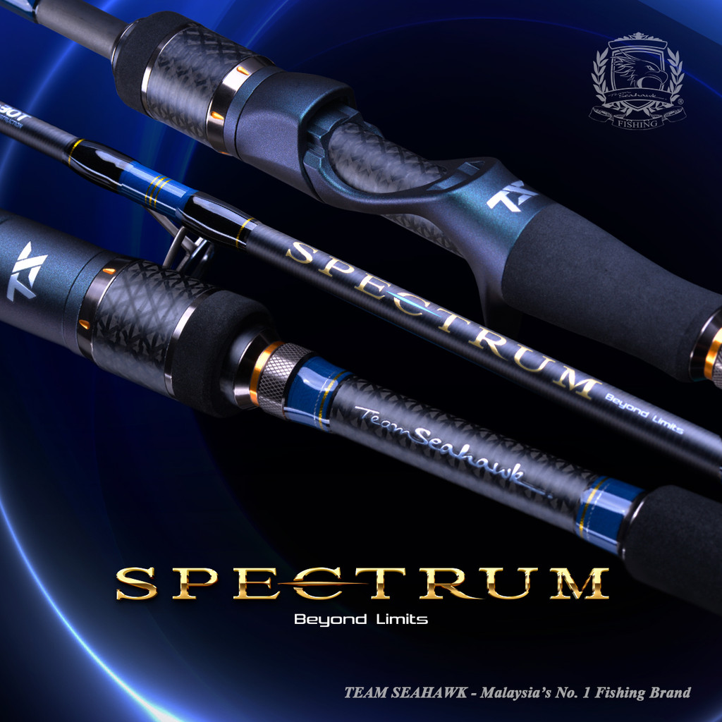 Team Seahawk SPECTRUM 30T Carbon | SeaGuide Guides Reel Seat Spinning ...