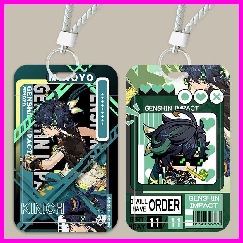 Card Holder Genshin Impact Kinich Genshin Kinich Merchandise Card ...