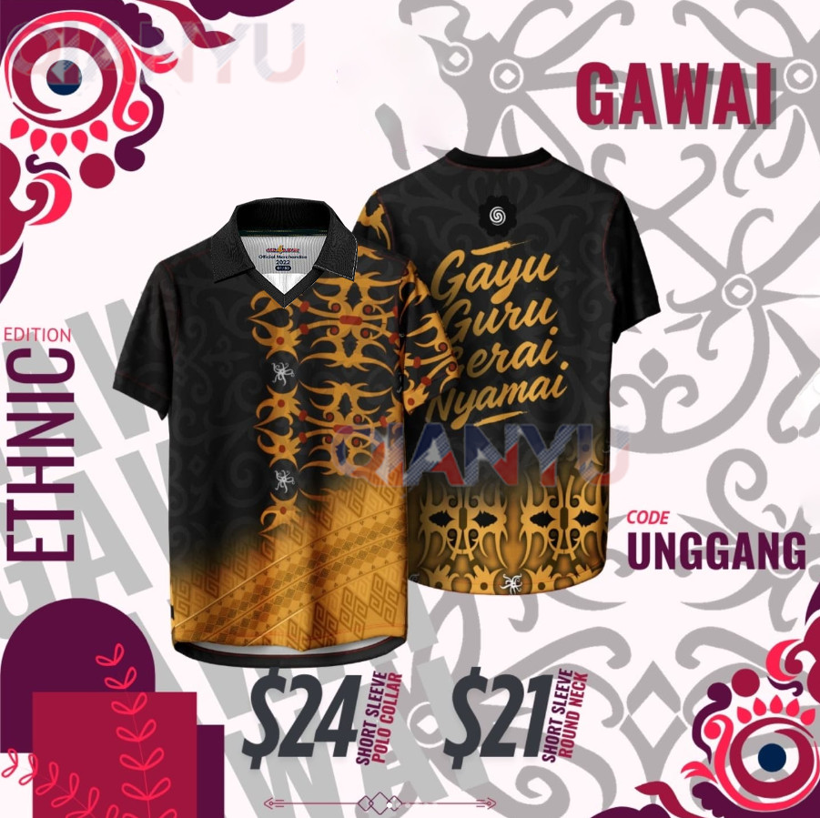 【READY STOCK]HARI Harvest Festival BAJU GAWAI / T-SHIRT GAWAI / BAJU GAWAI 2025 | Shopee Malaysia