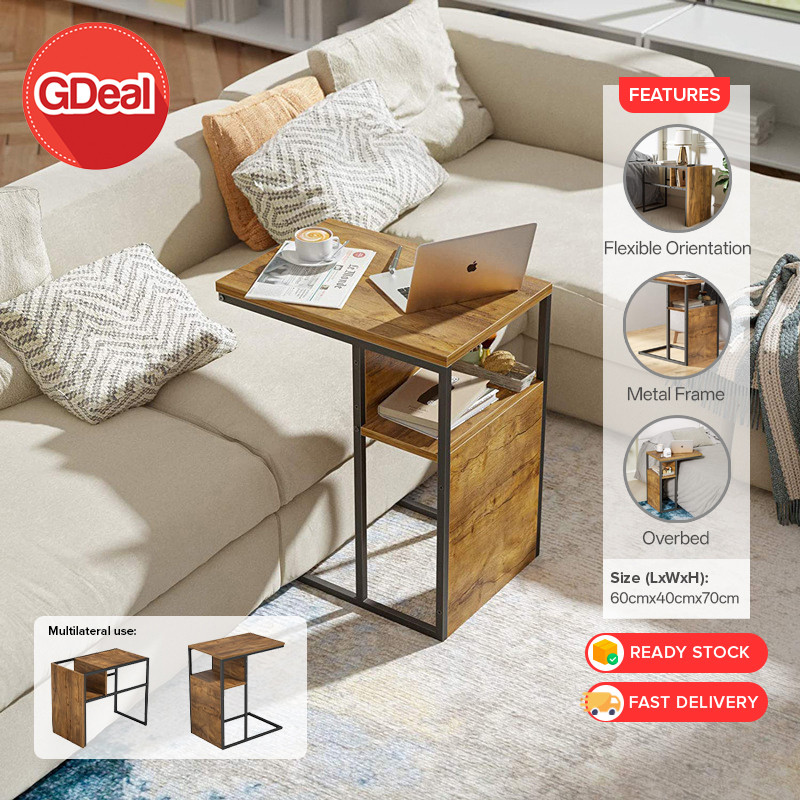 GDeal Multifunctional Dual Side Use Sofa Side Table Coffee Table ...